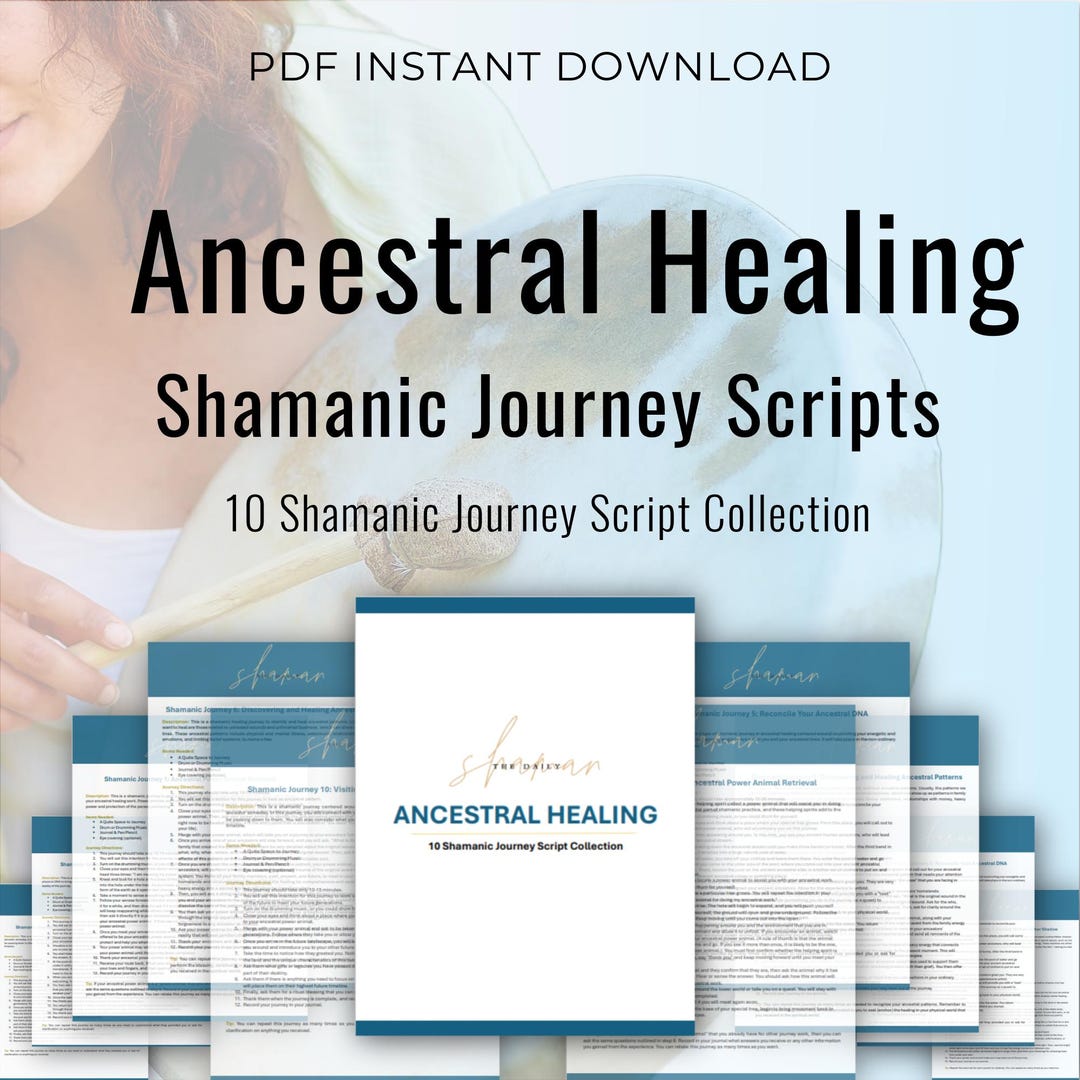 Shamanic Journey Meditation Guided Scripts: Ancestral Healing - Etsy