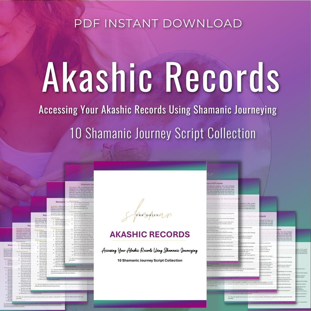 Akashic Records: Shamanic Journey Meditation Guided Scripts - Etsy