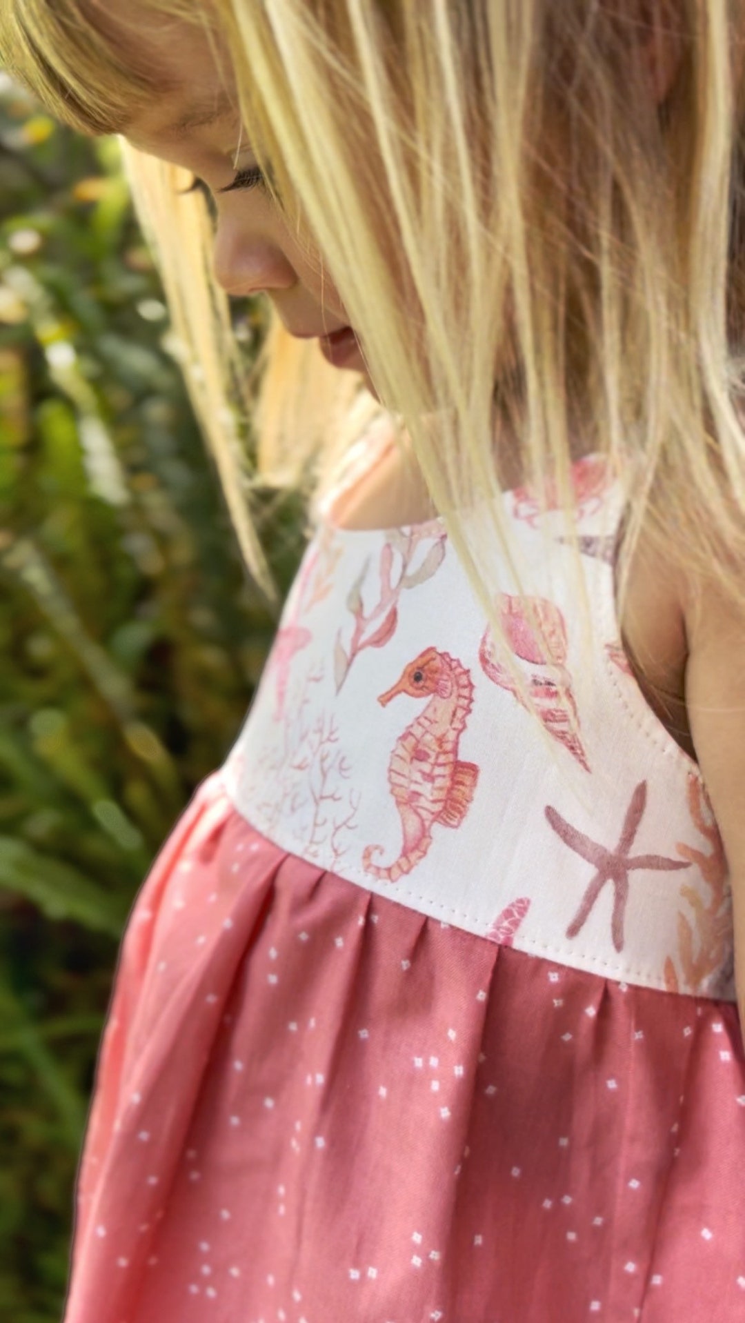 Girls Dress Ocean Themed Dress Toddler Dress Baby Girl Dress Fish ...