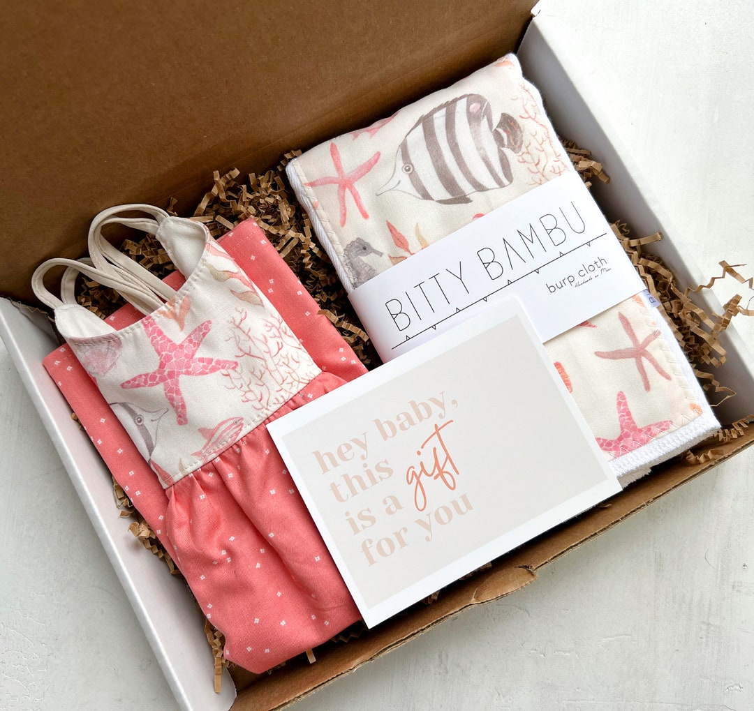 Baby Gift Box Ocean Themed Gift Set for Baby Girl With High Quality ...