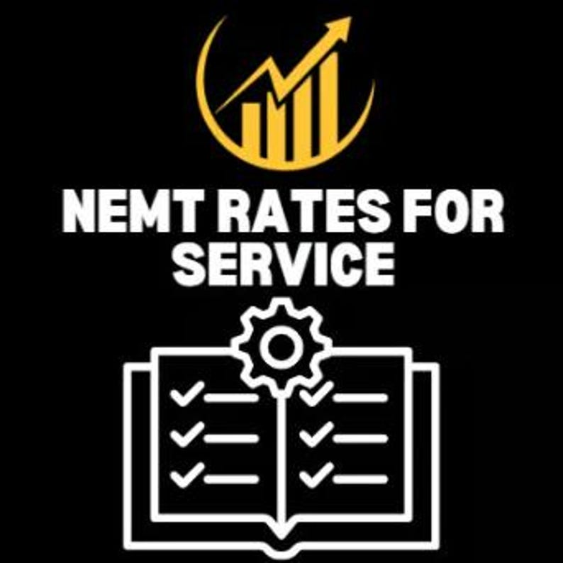 Non-emergency Medical Transportation NEMT Rates for Service - Etsy