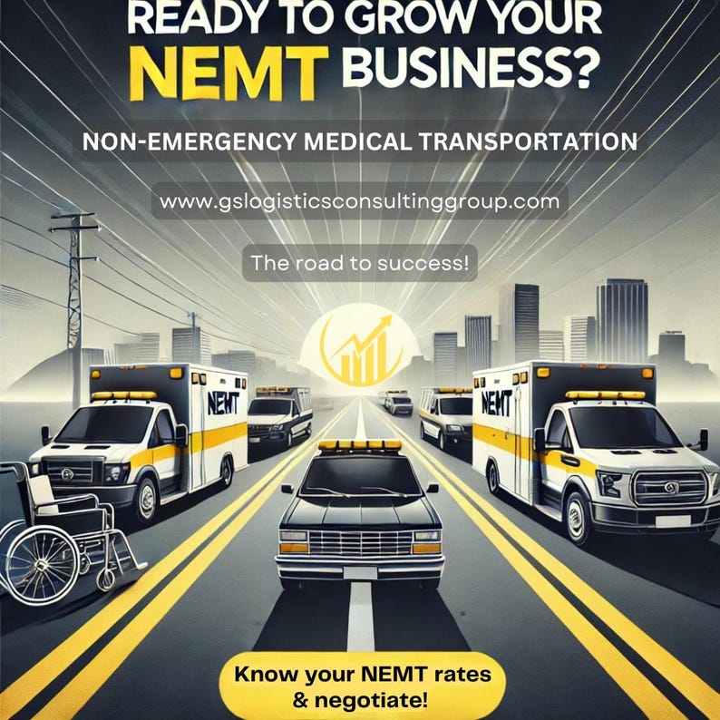 Non-emergency Medical Transportation NEMT Rates for Service - Etsy