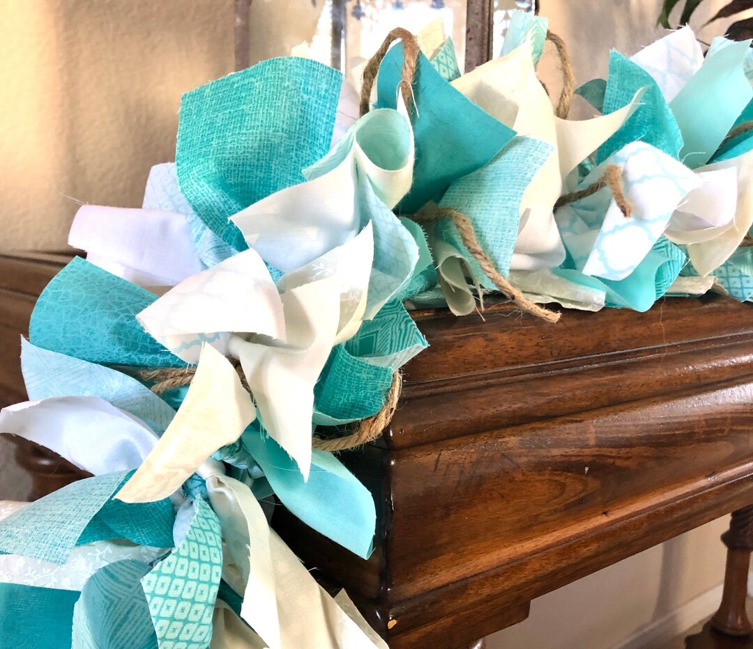 Beach Garland,ocean Garland,beach Decoration,fabric Garland,mantle ...