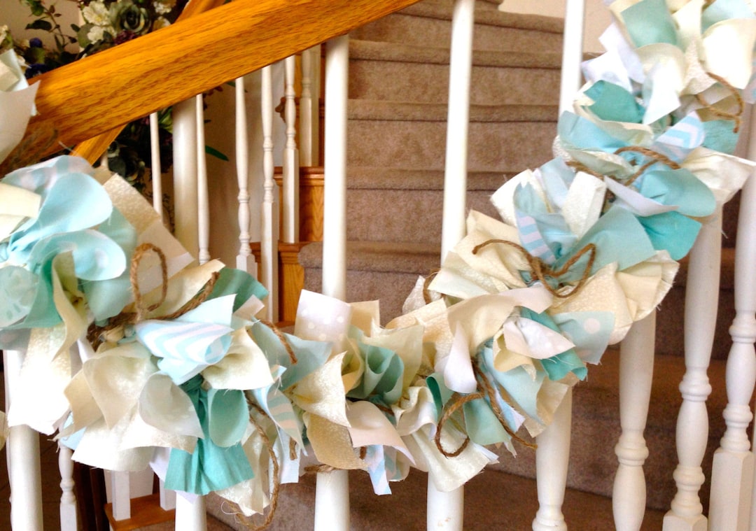 Beach Garland,ocean Garland,beach Decor,fabric Garland,summer ...