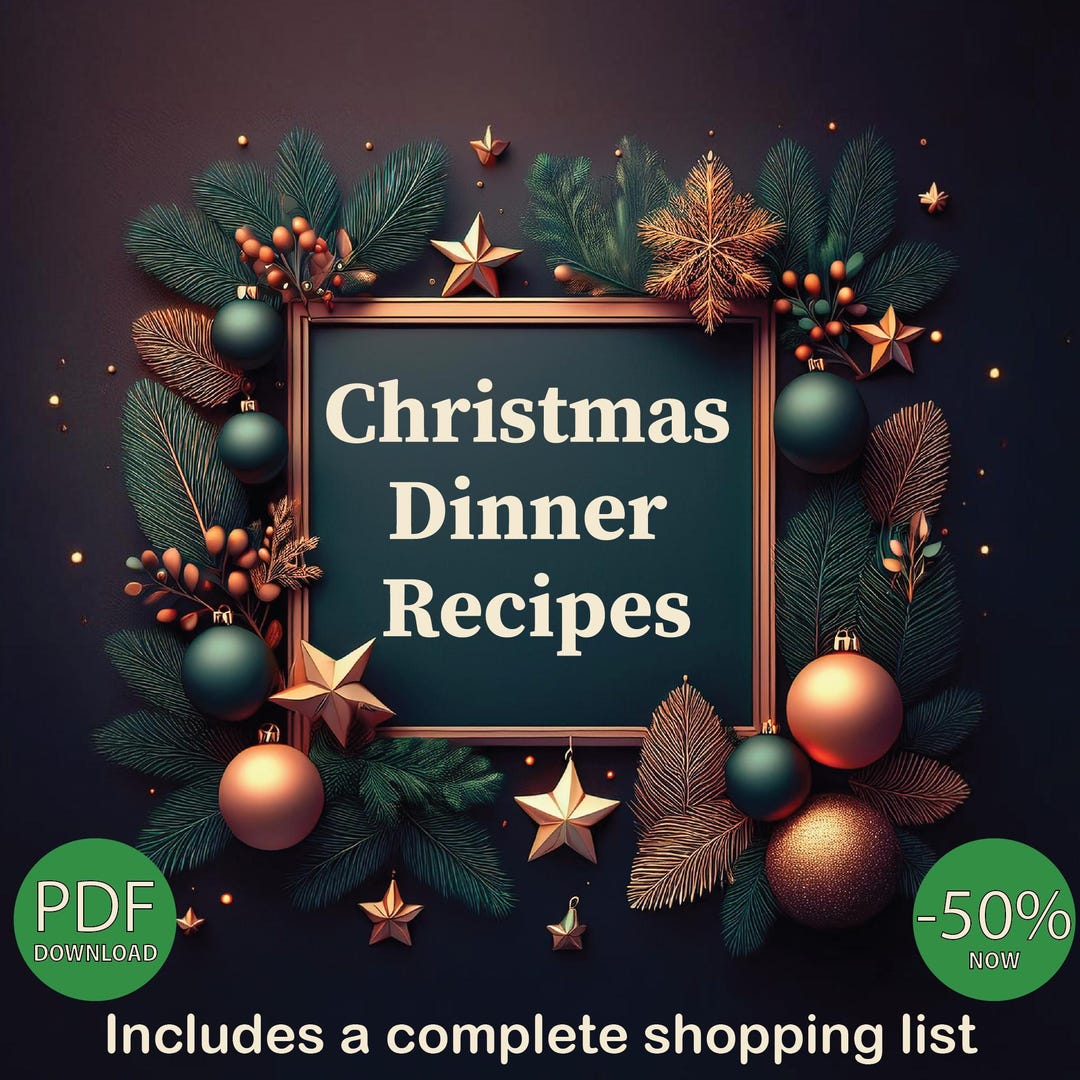 Complete Christmas Dinner Recipes PDF: 30+ Appetizers, Mains, Sides ...