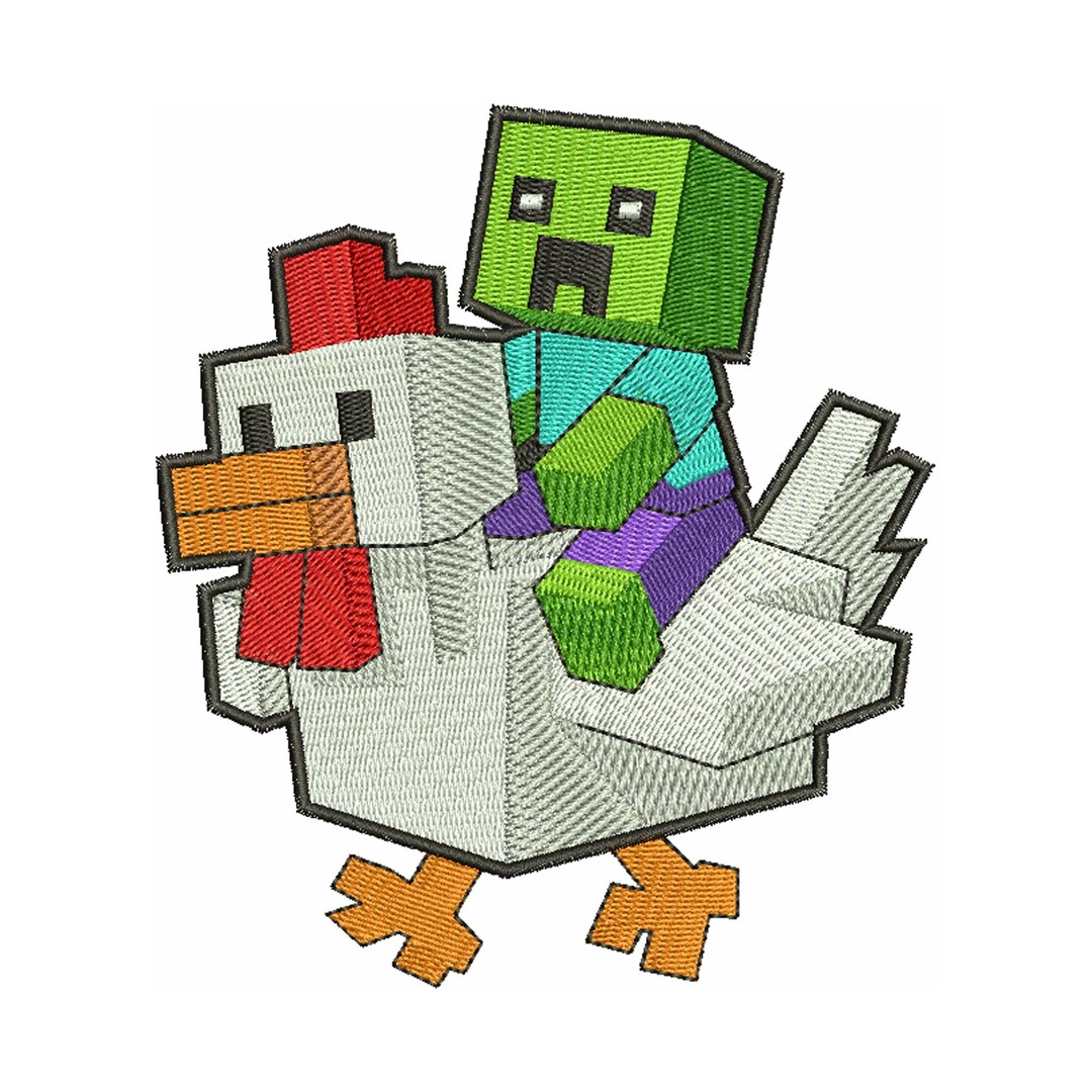 Embroidery Design Minecraft, Machine Embroidery Minecraft Game ...