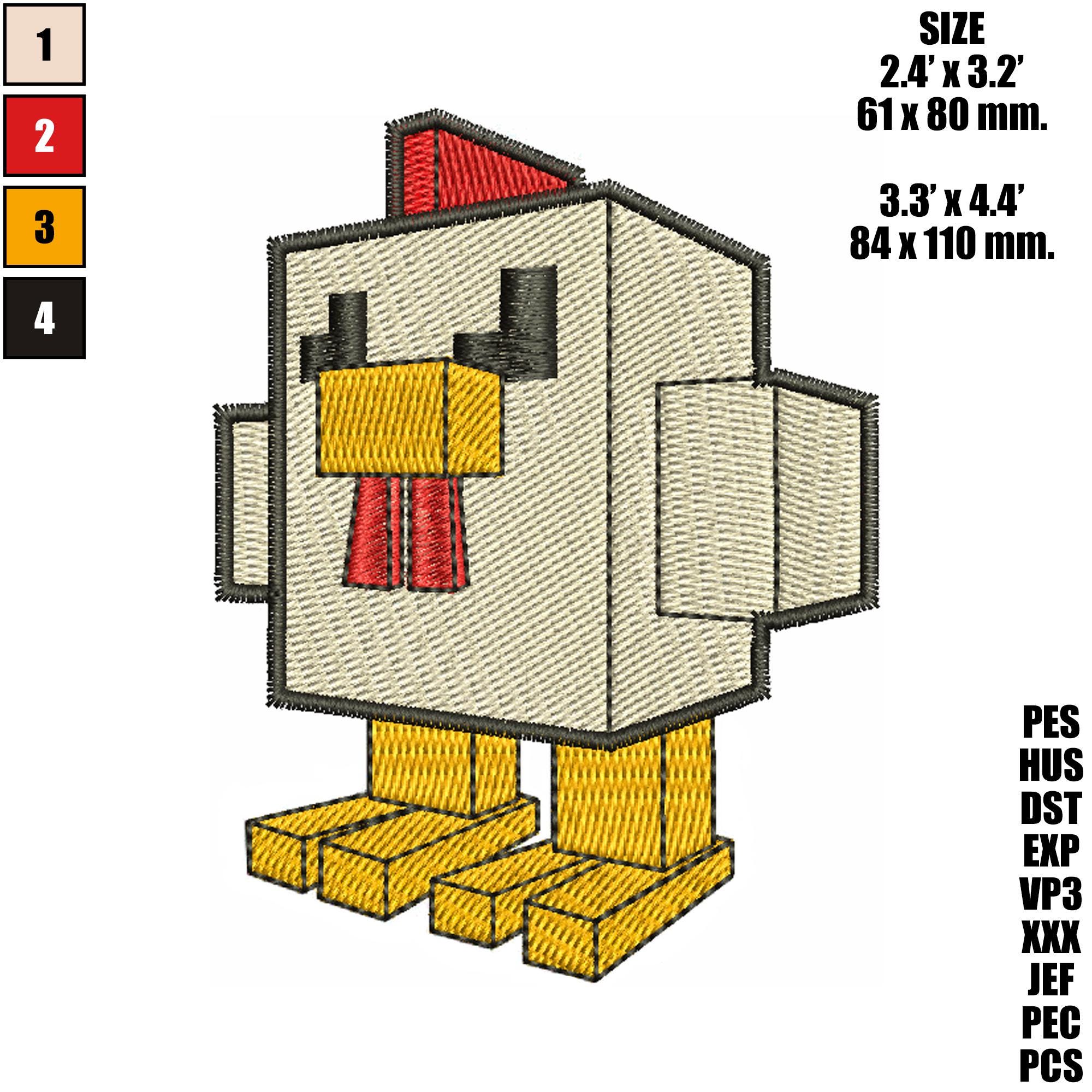 Embroidery Designs Games Characters, Game Embroidery Design Files ...