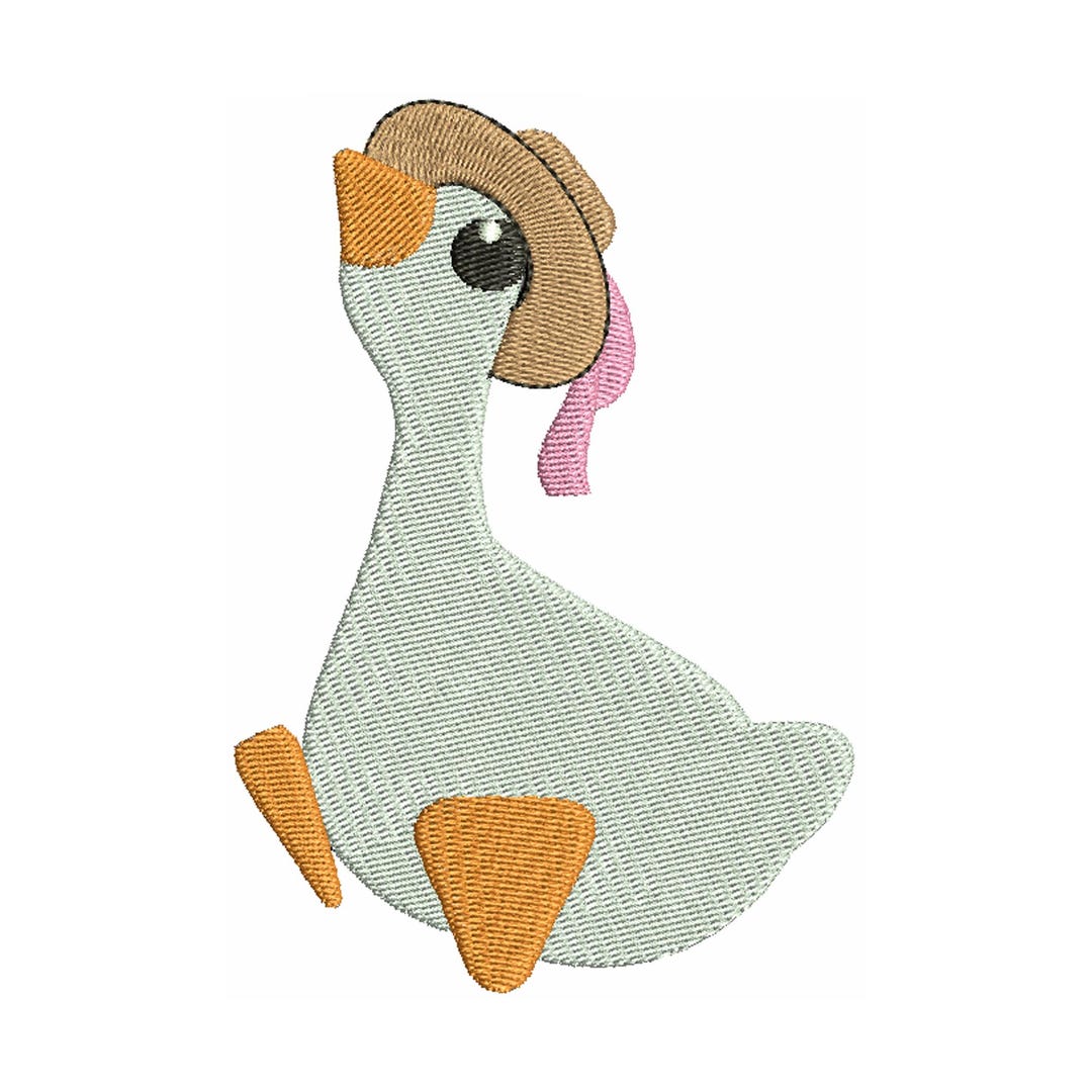 Goose Machine Embroidery, Duck Goose Embroidery Design, Goose Machine ...