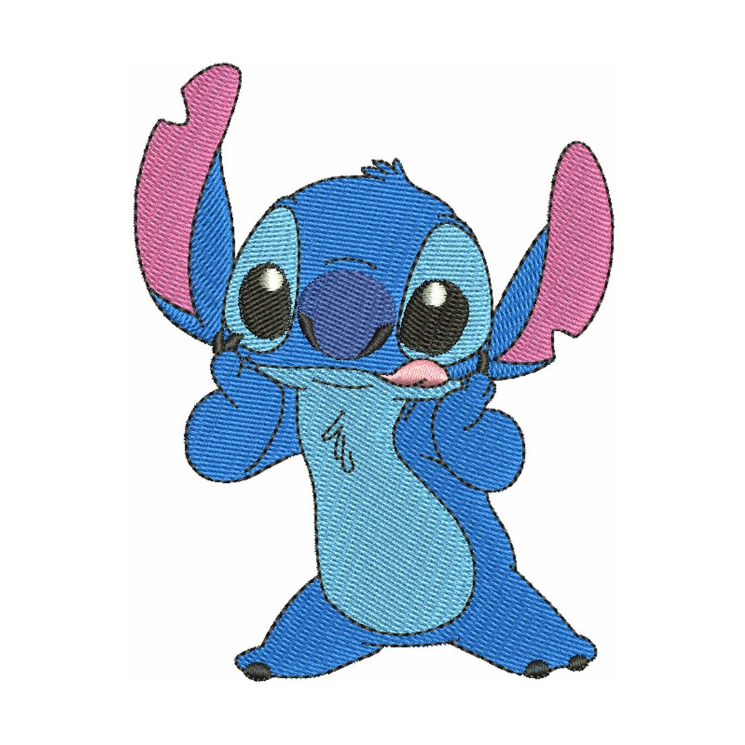 Embroidery Design Stitch and Lilo, Machine Embroidery File Cute Stitch ...