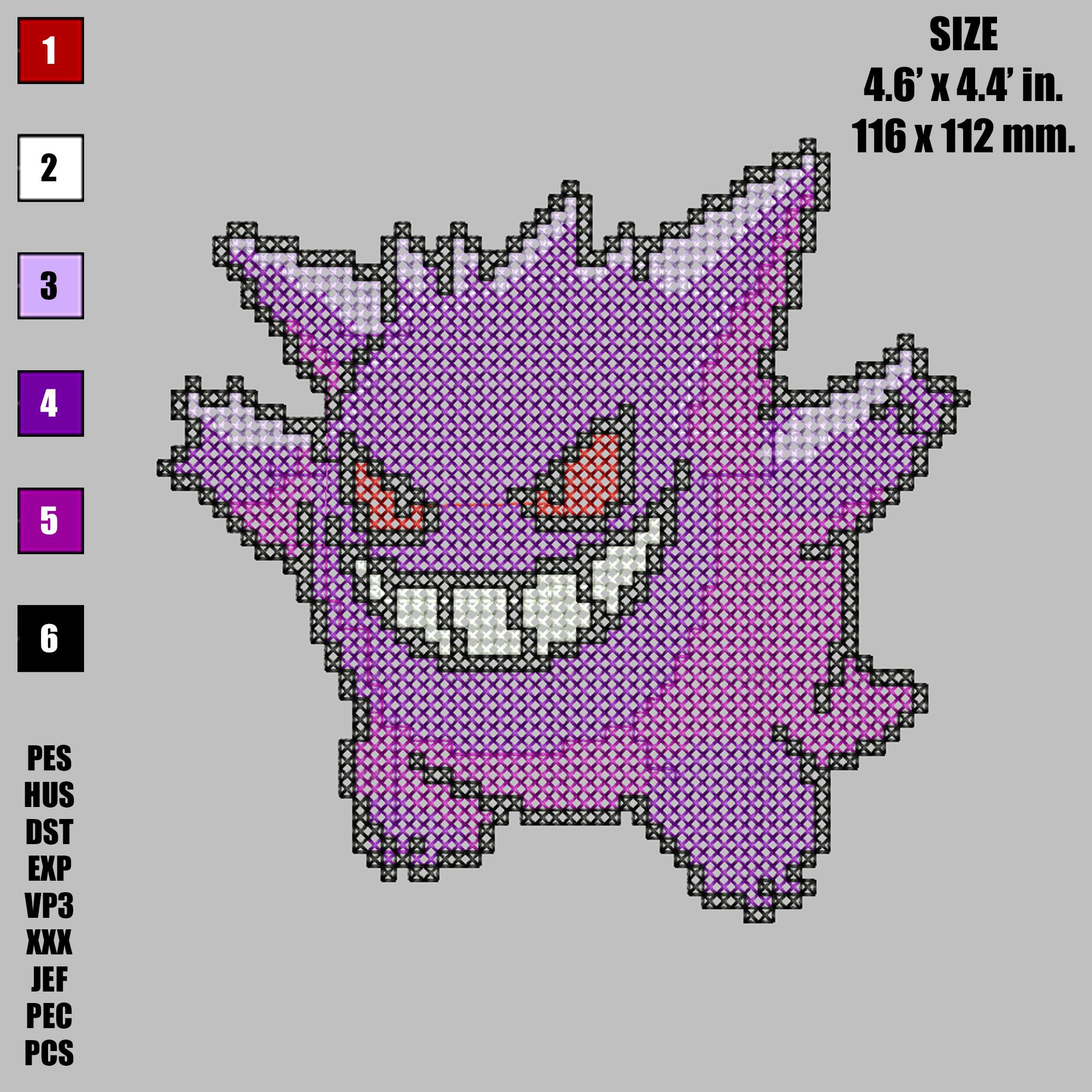 Pokemon Embroidery Design File, Machine Embroidery Design Pokemon ...