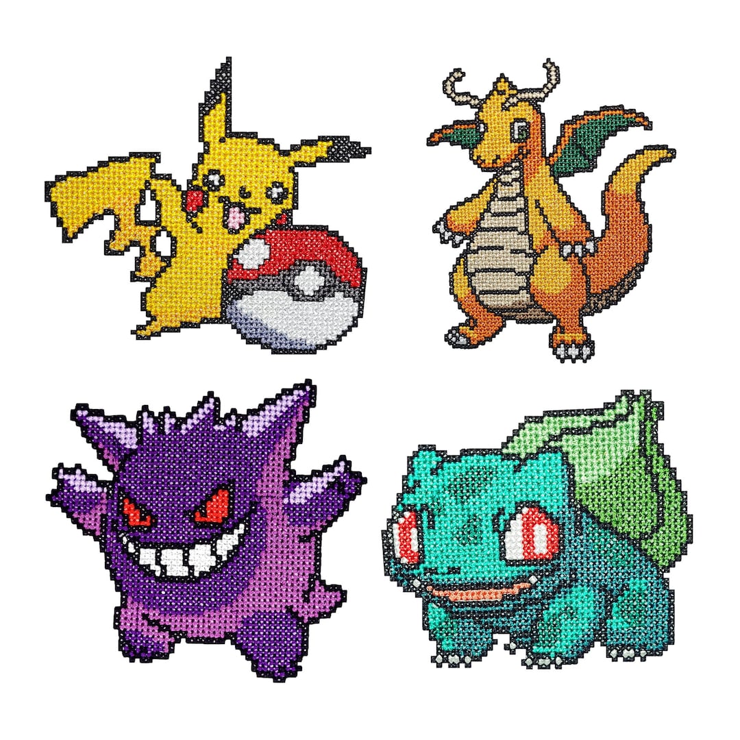 Pokemon Embroidery Design File, Machine Embroidery Design Pokemon ...