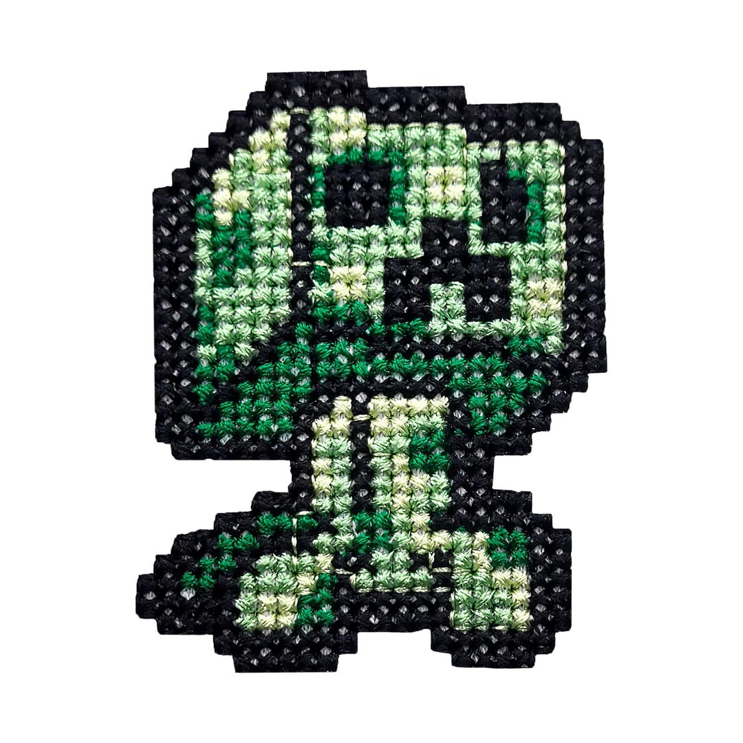 Embroidery Designs Games Characters, Creeper Machine Embroidery Cross ...