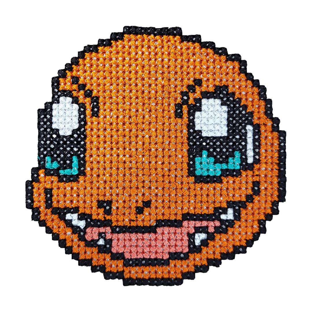 Machine Embroidery Design. Pokemon Charmander Cartoon Character ...