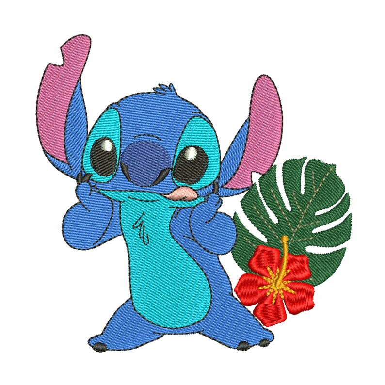 Stitch and Lilo Embroidery Design, Stitch Machine Embroidery File ...