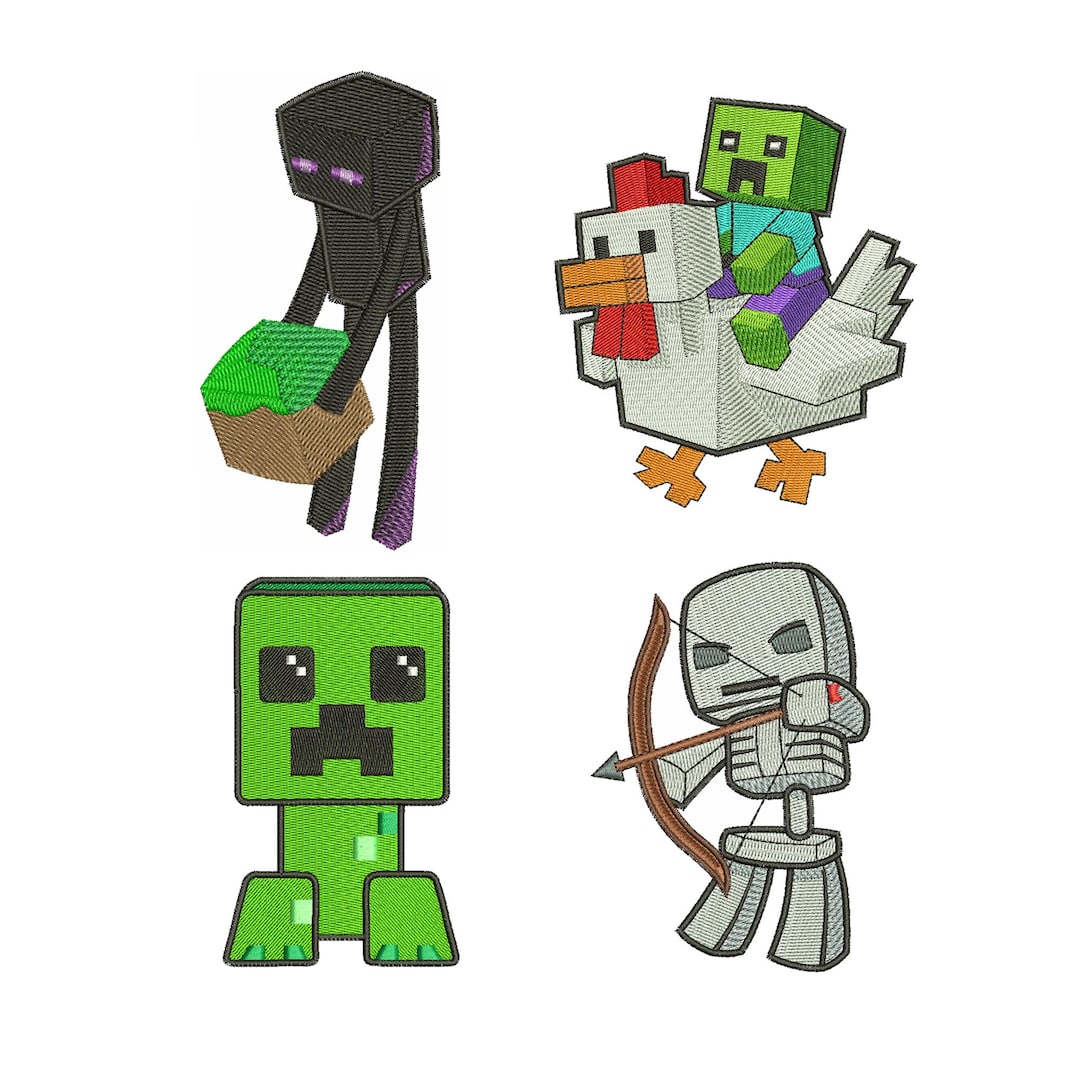 Embroidery Design Video Games Characters, Machine Embroidery Files ...