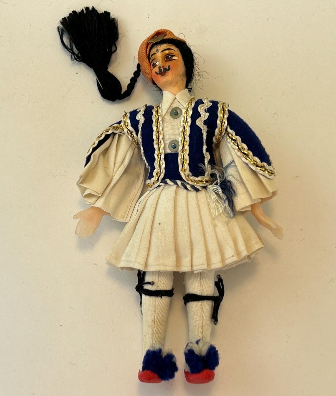 Vintage Traditional Greek Doll Traditional Dress Souvenir Greek Man ...