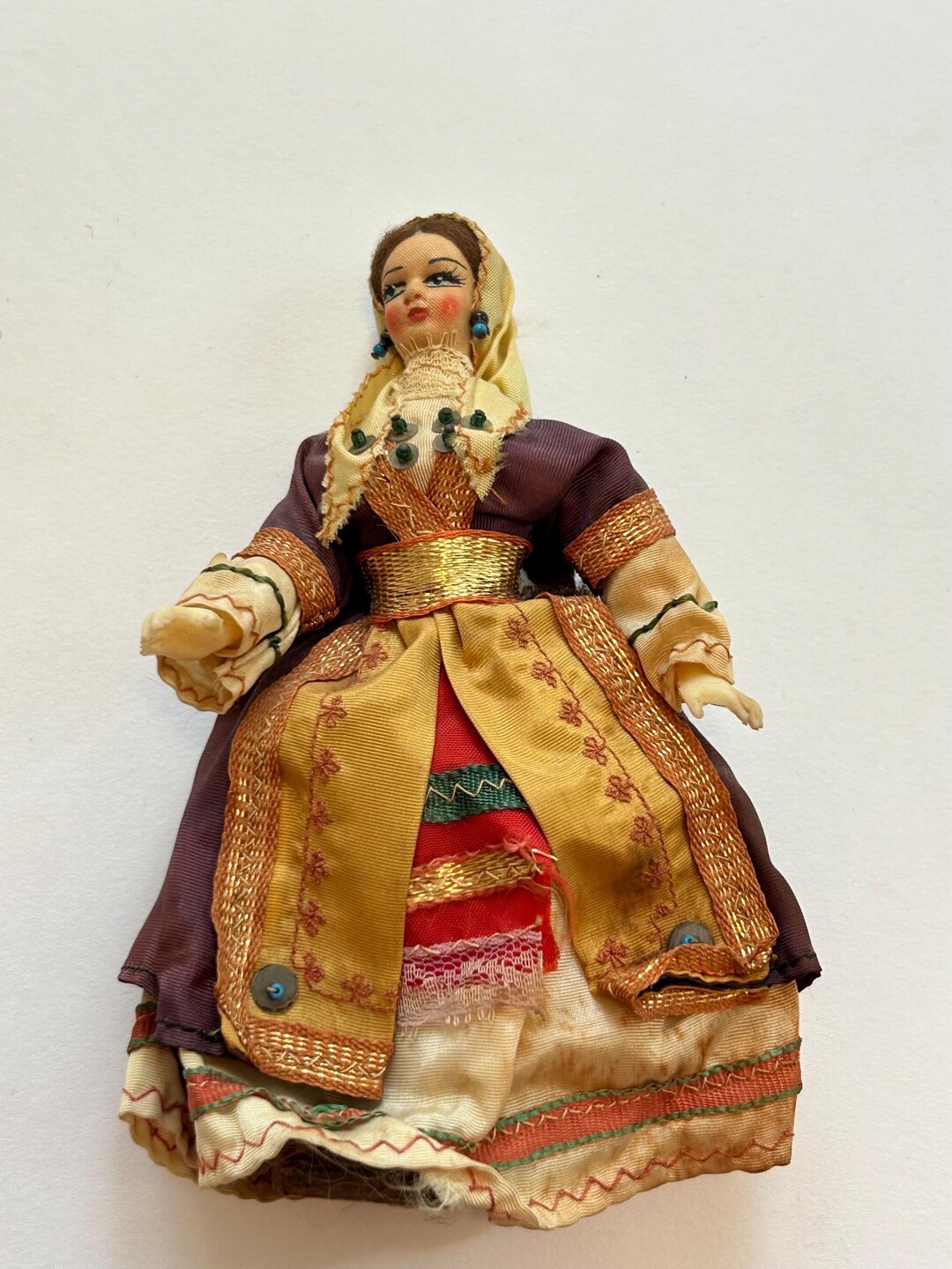 Vintage Greek Doll 1950s Greek Souvenir Doll in Traditional Dress - Etsy