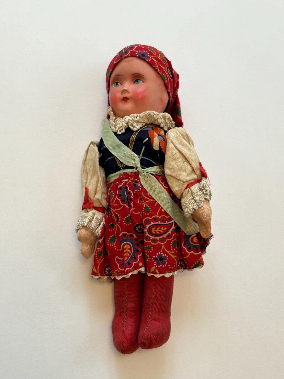 Vintage Czechoslovakia Doll - Etsy