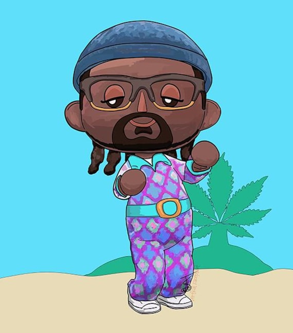 Snoop Dogg Drawing Easy Cartoon