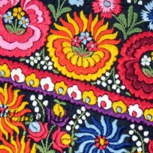 Embroidery Hungarian Magyar Matyo Folk Art Photography Art Print ...
