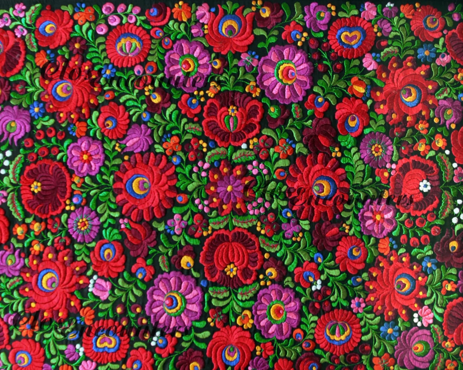 Embroidery Hungarian Magyar Matyo Folk Art Photography Art Print ...