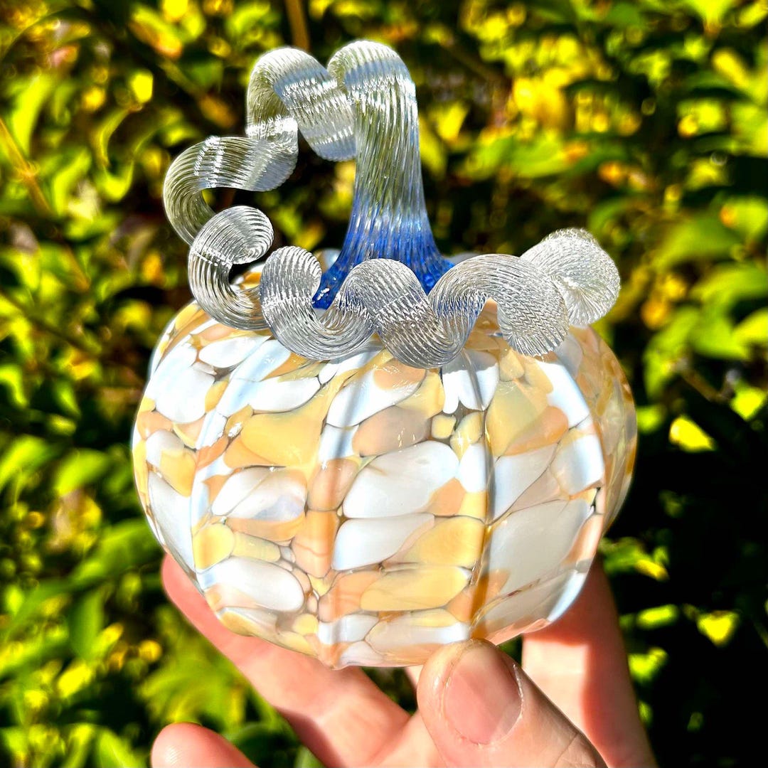 Midsummer Glass Pumpkin Gift and Centerpiece - Etsy