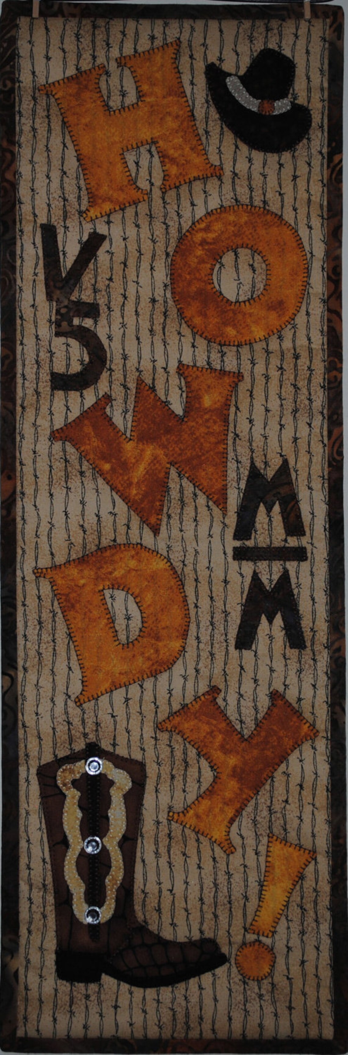 Howdy - Quilted Western Wall Hanging Pattern Download - Etsy