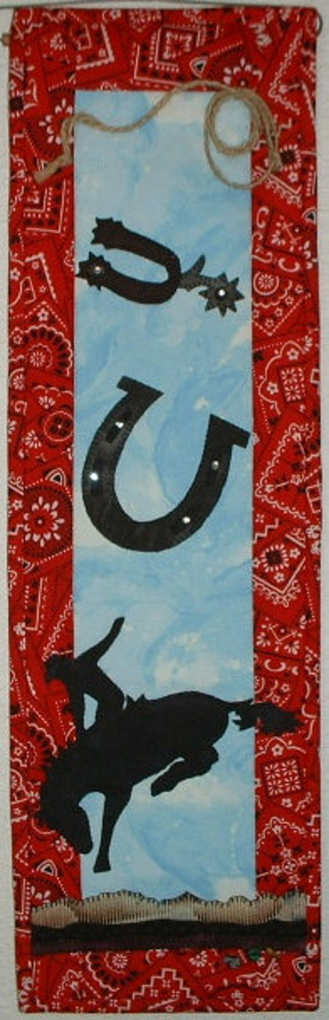 Cowboy up TG25 Western Style Quilted Wall Hanging Pattern - Etsy