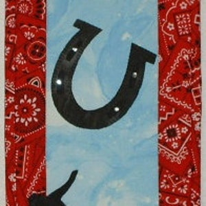 Cowboy up TG25 Western Style Quilted Wall Hanging Pattern - Etsy