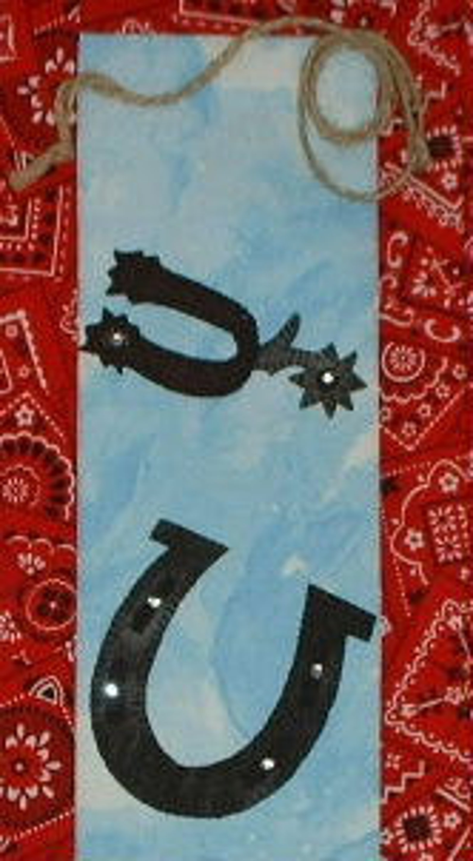 Cowboy up TG25 Western Style Quilted Wall Hanging Pattern - Etsy