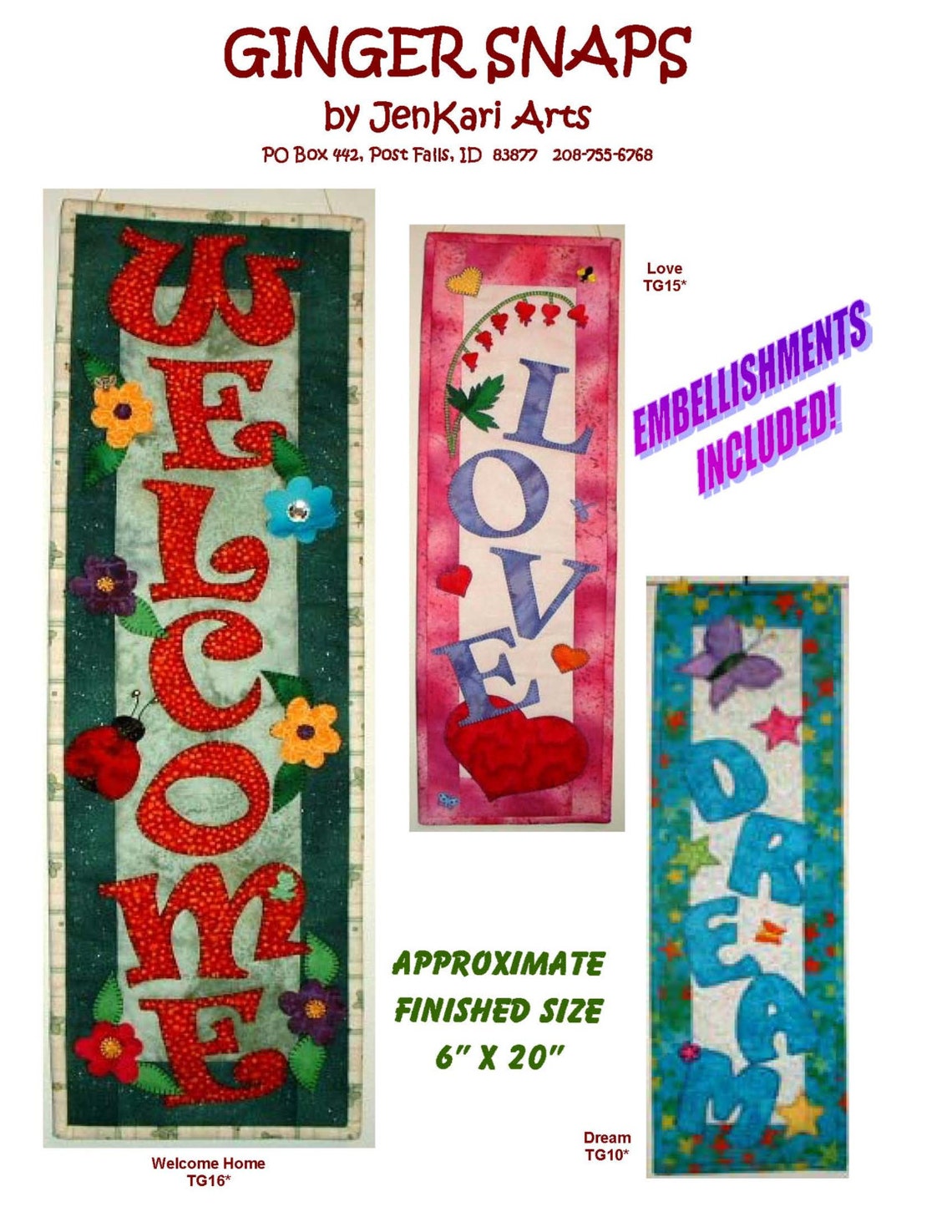 Tulips in Spring - Quilted Floral Wall Hanging Pattern Download - Etsy