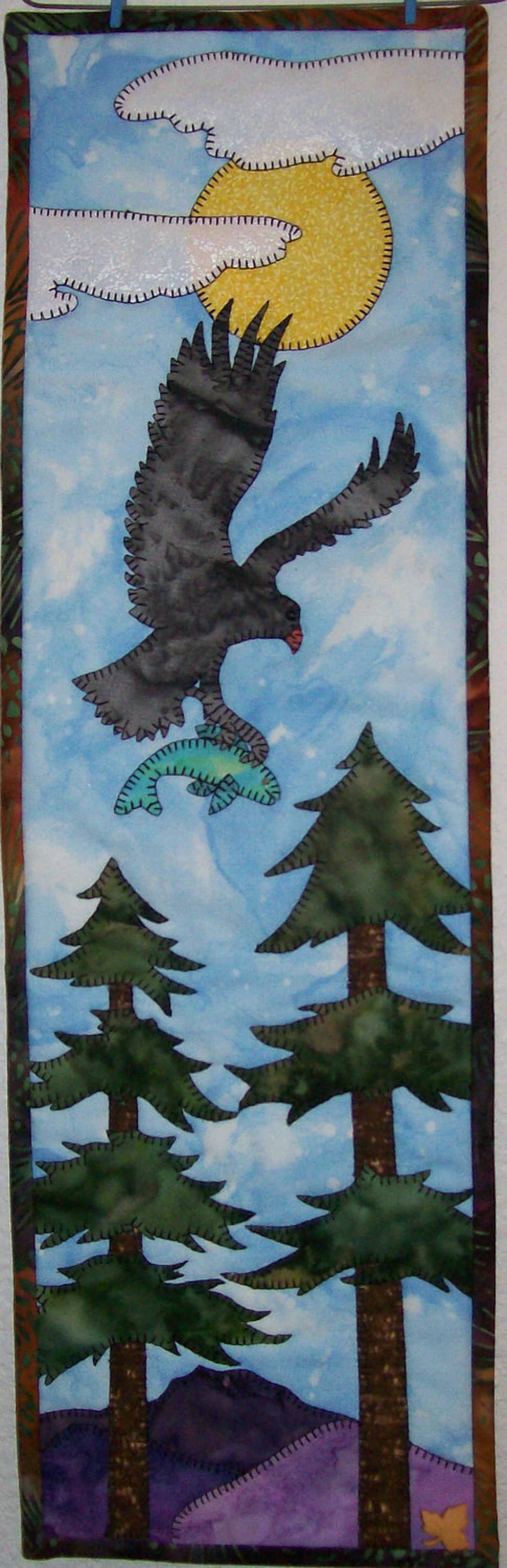 Catch of the Day - Quilted Wall Hanging Pattern Download - Etsy