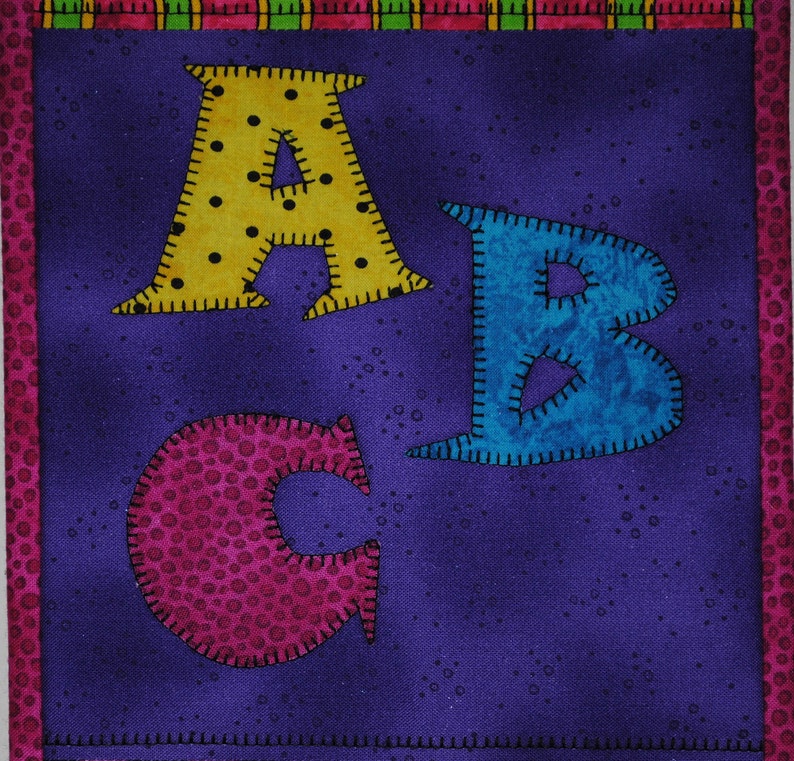 Potato Soup - Alphabets Pattern Download for Quilting Personalization ...