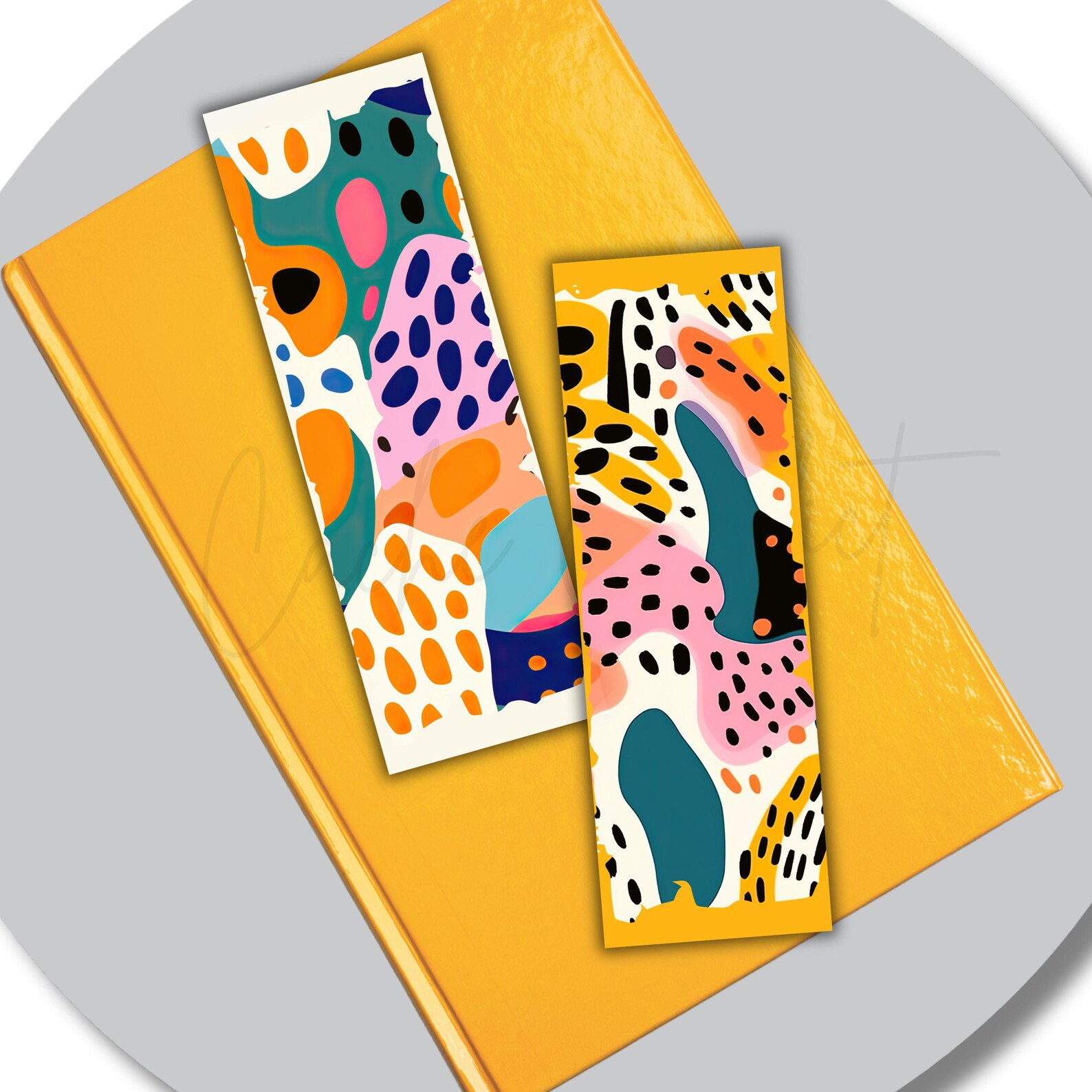 Printable Retro Animal Print Bookmarks Instant Download Book Lover Gift ...