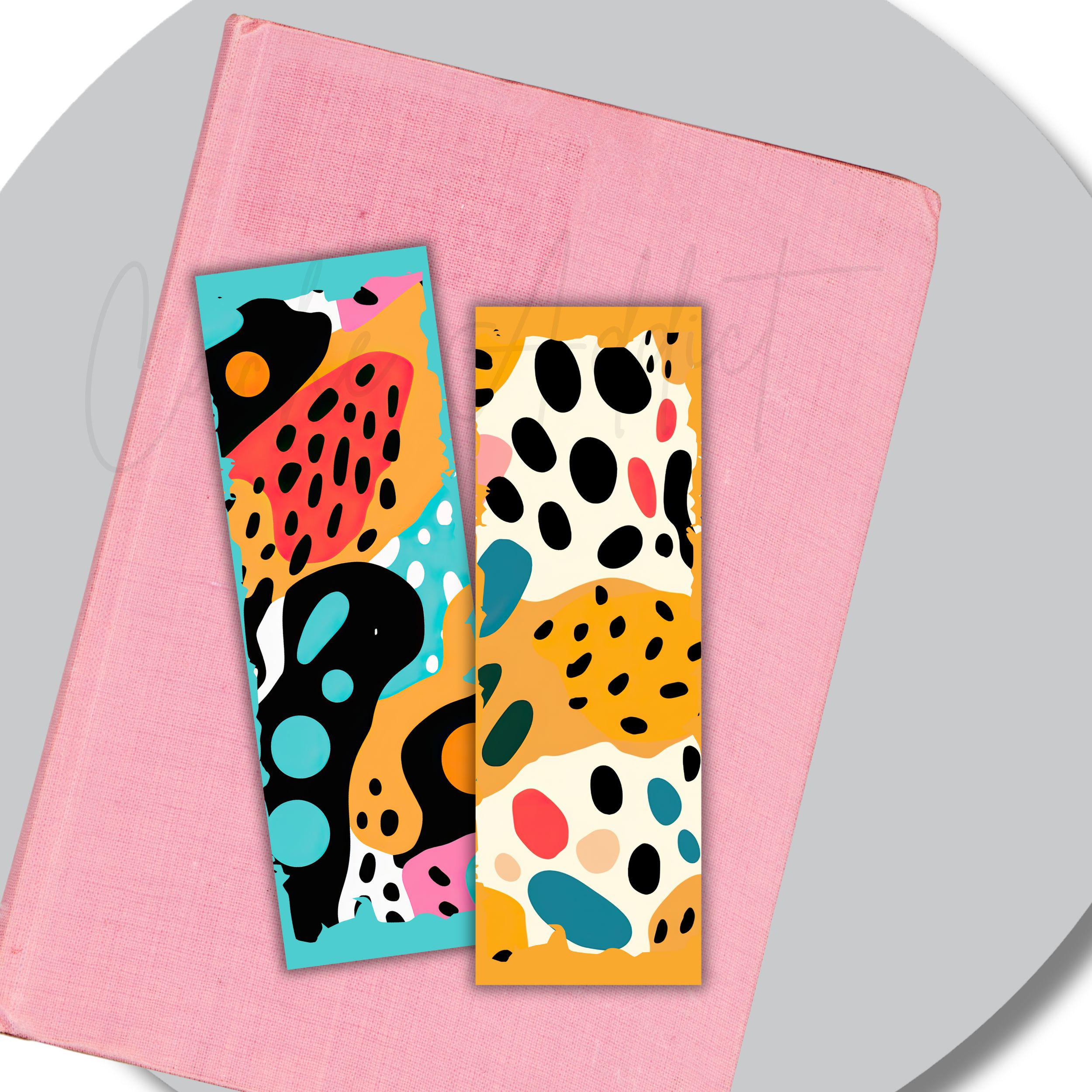 Printable Retro Animal Print Bookmarks Instant Download Book Lover Gift ...