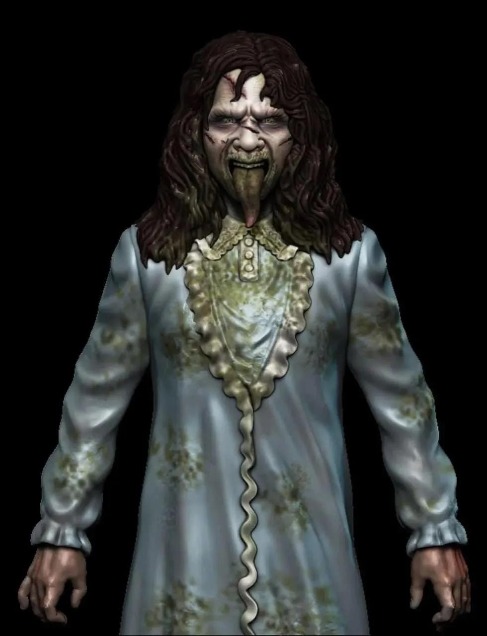 The Exorcist Statue 3d Model 3d Printer Stl Files - Etsy