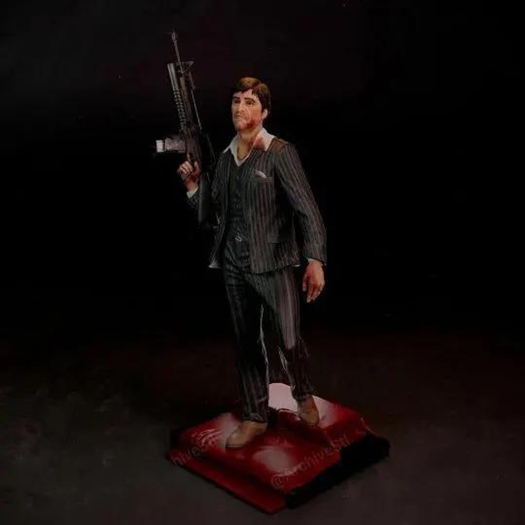 Tonny Montana Statue 3d Model 3d Printer Stl Files - Etsy