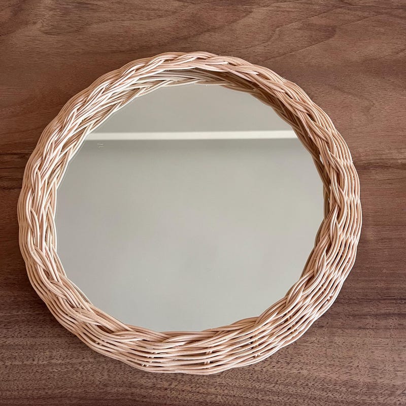 Rattan Mirror - Etsy