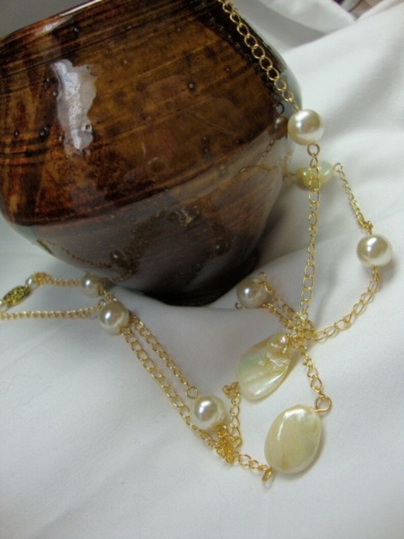 Pearls From the Deep Necklace Extra Long - Etsy