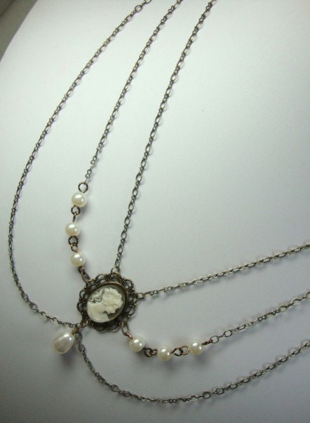 Cameo Princess Bride in Antique Brass Wedding Prom Formal - Etsy