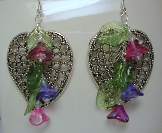 Floral Spring Dance Earrings | Etsy