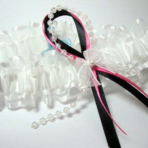 Small Organza and Satin Garter - Great for Throwing - Etsy