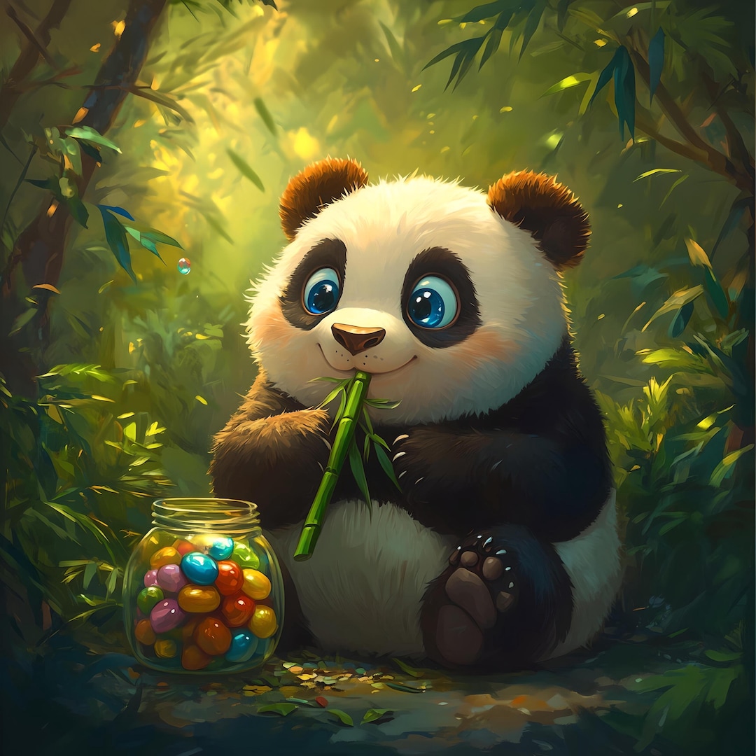 Blue Eyed Panda Mouse Pad Cute and Original Design With Adorable Panda ...