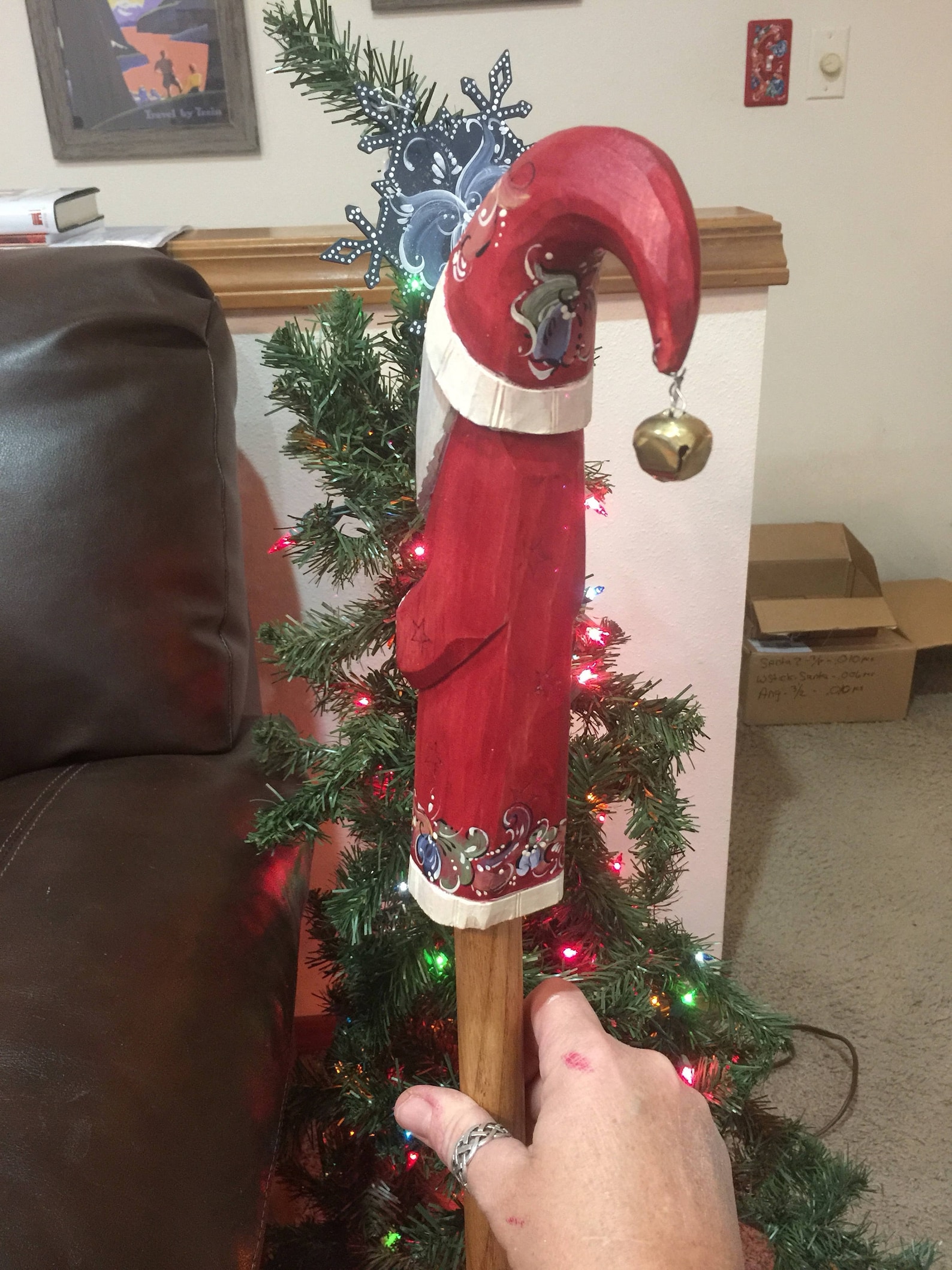 Santa Claus Walking Cane - Etsy