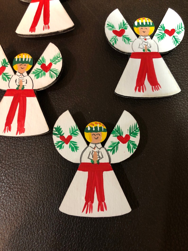 Swedish St Lucia Pin or Magnet | Etsy