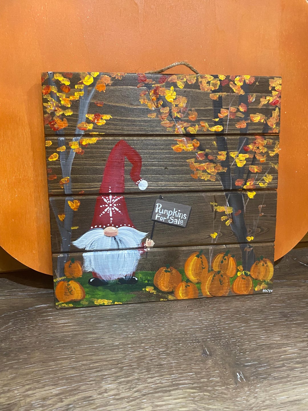 NEW Scandinavian Fall Gnome Sign - Etsy