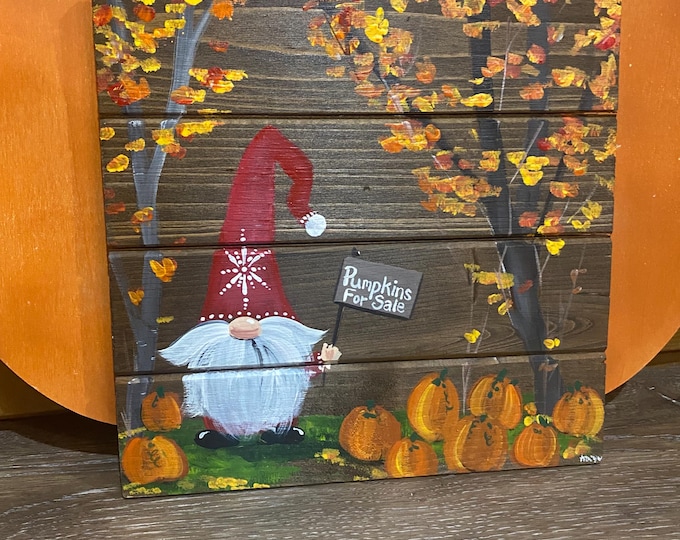 NEW Scandinavian Fall Gnome Sign - Etsy