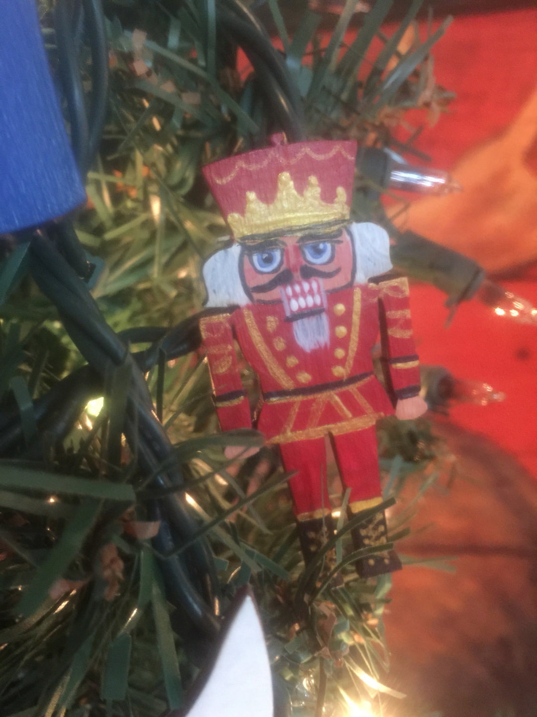 Handpainted Nutcracker Pin or Magnet - Etsy