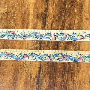 Norwegian Rosemaled Wooden Ruler - Etsy