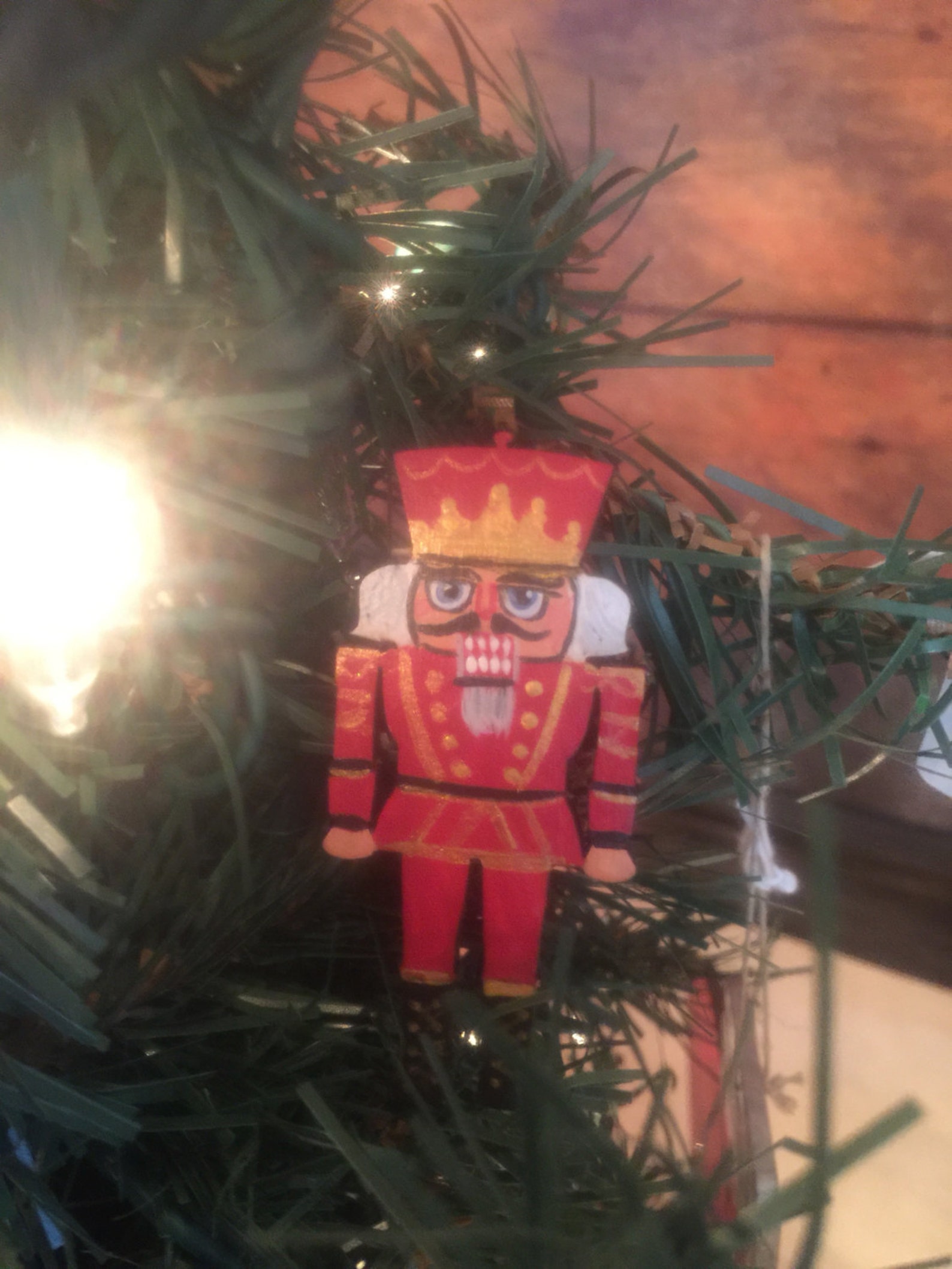 Handpainted Nutcracker pin or magnet | Etsy